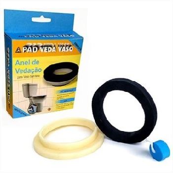 Anel de Vedação para Bacia Sanitária Simples com Guia PAD VEDA VASO ...