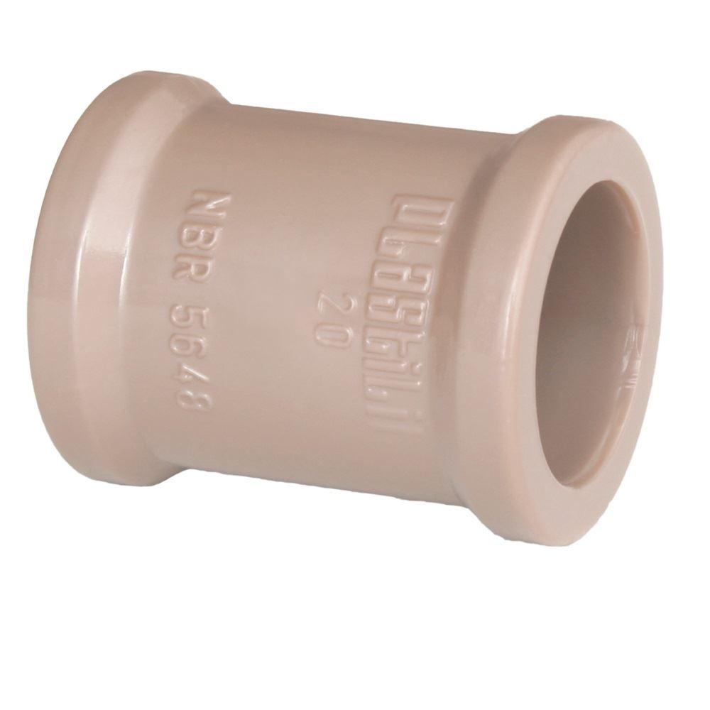 Luva Soldável PVC 25mm Marrom PLASTILIT / REF. 20002007 | Distac Distribuidora